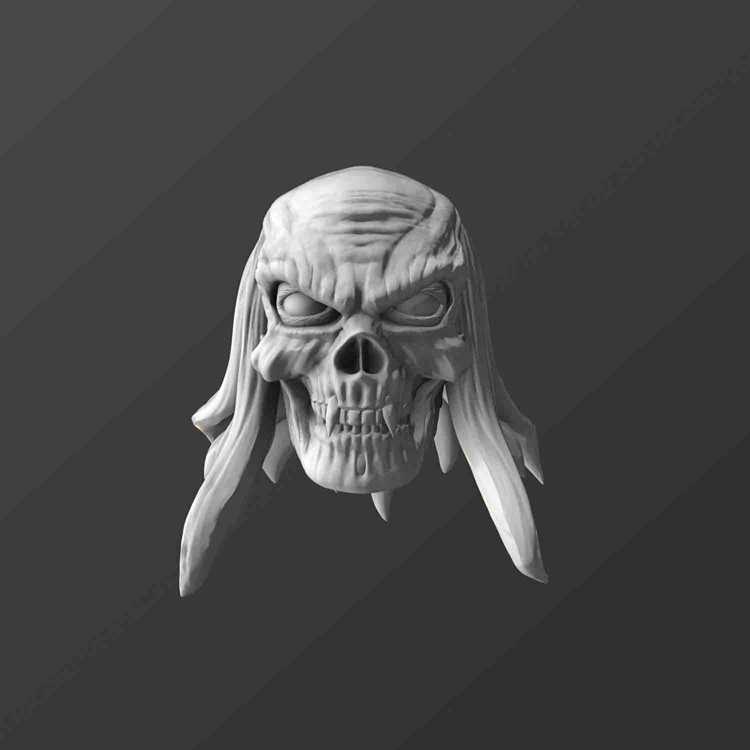 Balhur Head — Mythic Legions Compatible Resin Head - Mythic Legions ...