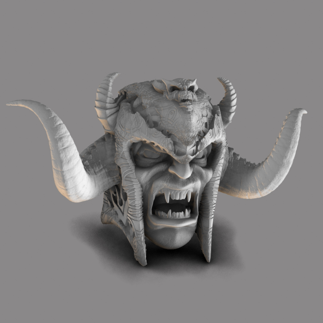 Vampire Knight Head With Helm - Dusk till dawn studio