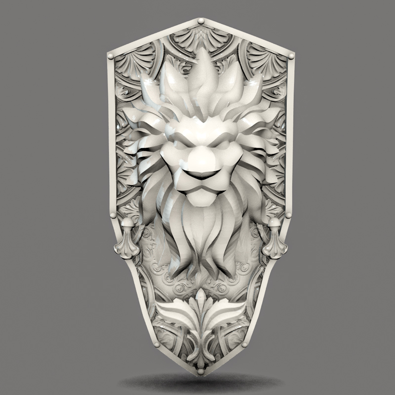 Lion Legionary Shield - Mythic Legions - Dusk Till Dawn Studio