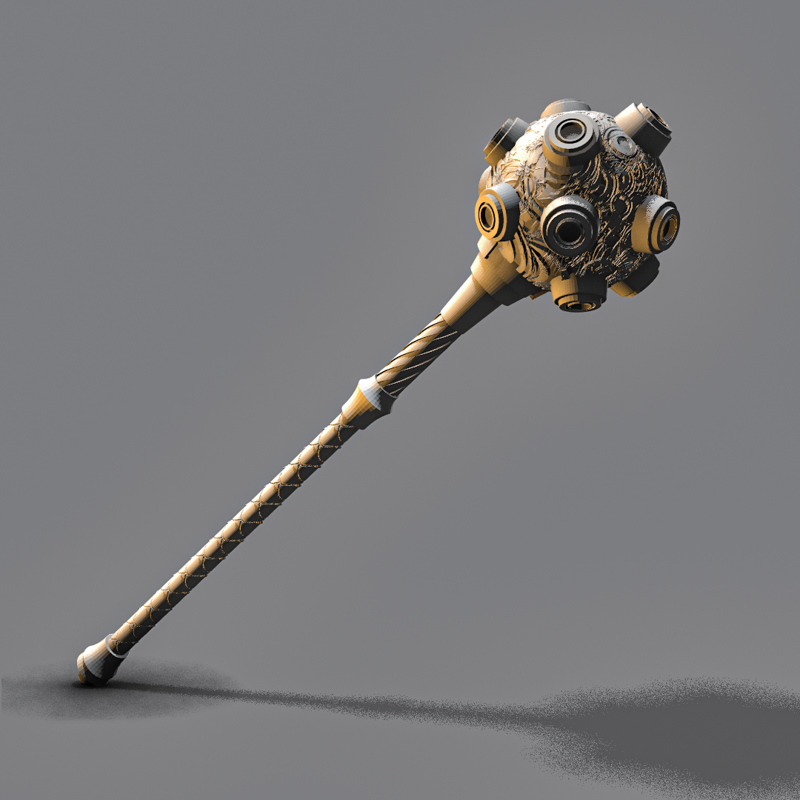 Bullfrog Warrior Mace - Dusk till dawn studio