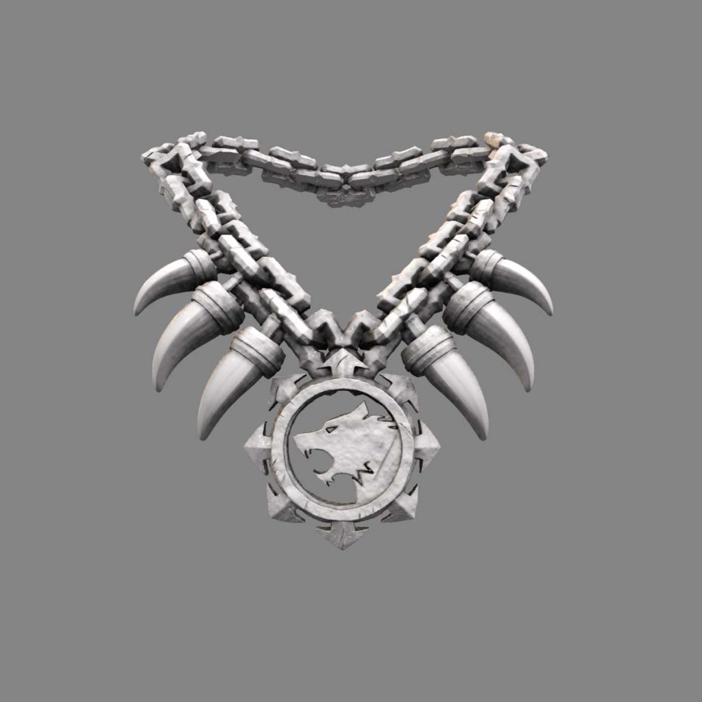 Mongoose Ogre Orc Bone Necklace – Dusk till dawn studio