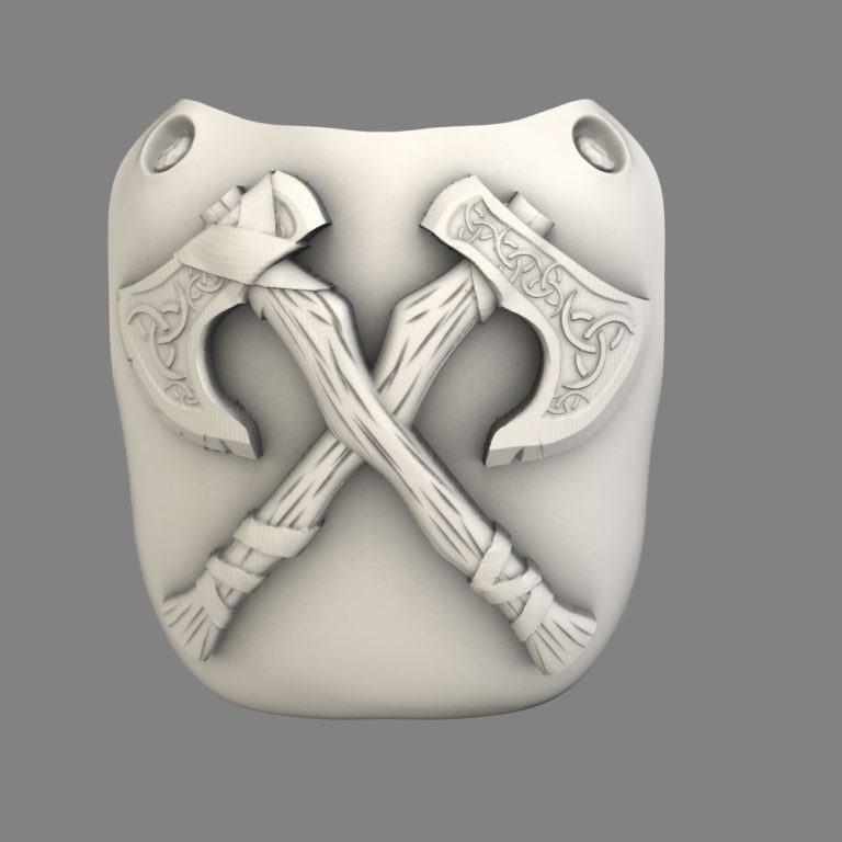 Axes Chest Plate – Dusk till dawn studio