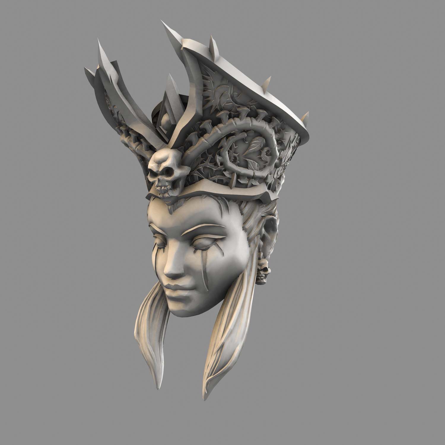 Priestess of Pain Head 1 – Dusk till dawn studio