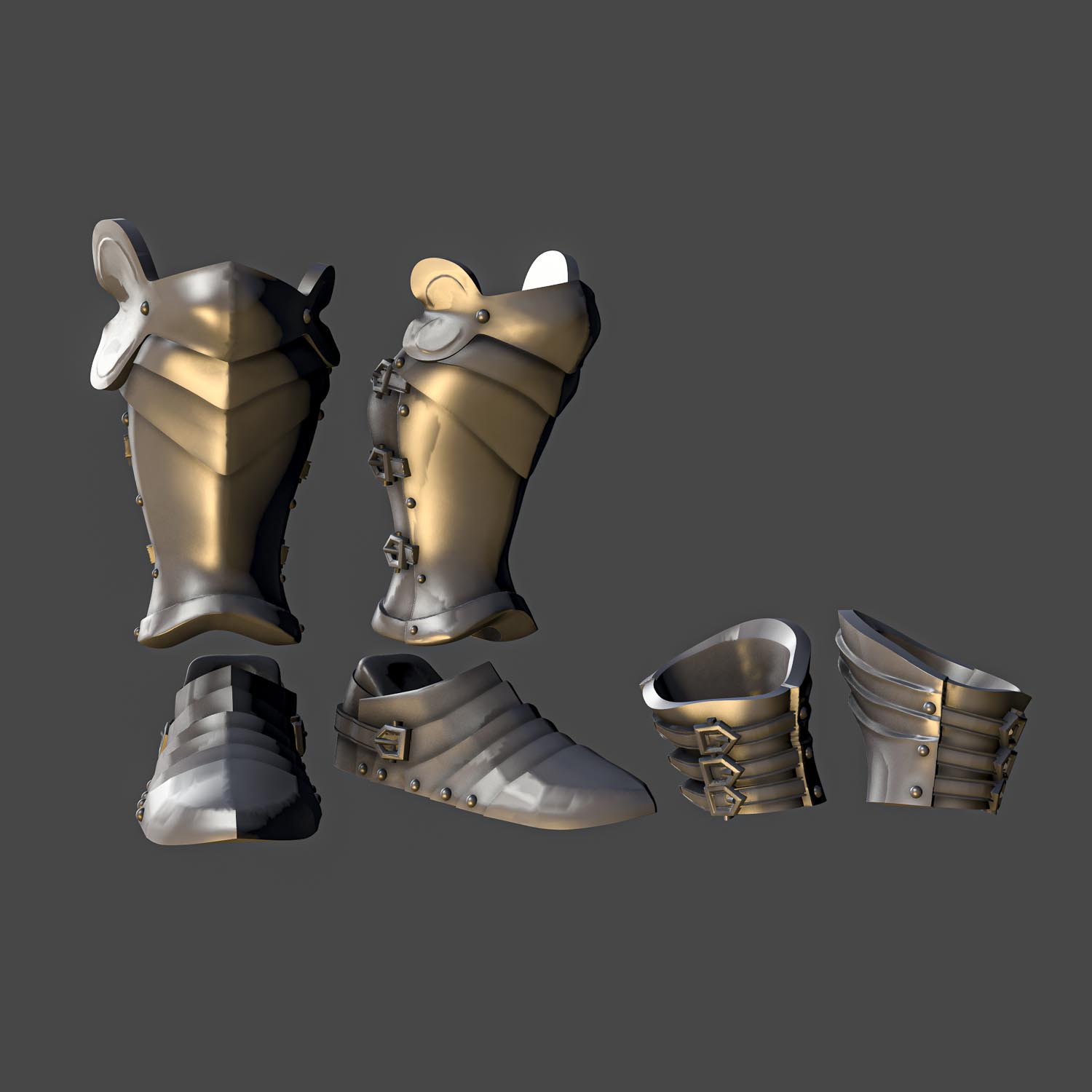 Ogre Knight Arms And Feet Plate – Dusk till dawn studio